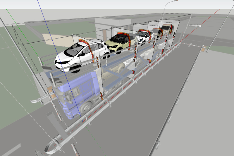 HCAM - Measure vehicle height - STRADOT