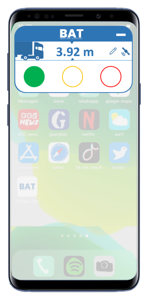 BAT Mobile App - Real-Time Low-Clearance Bridge Alerts for Safe Driving